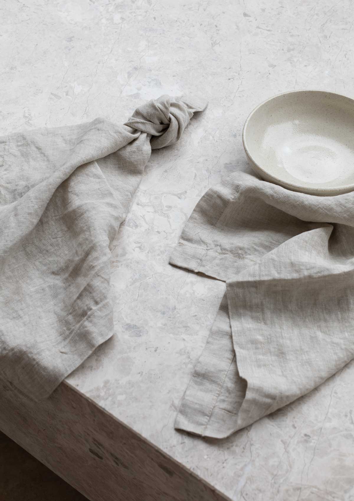 100% Linen Table Napkins | Natural (Set of Four) – RENDR